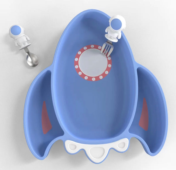 Rocket Plate Set – Peek-A-Baby